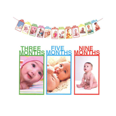 Buy/Send Photo Banner 12 Months Baby Online | IGP | JVS1218911