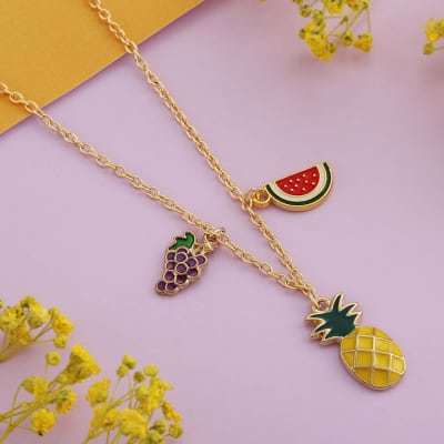 Buy/Send Pinapple Design Pendant Chain Online | IGP | JVS1197676