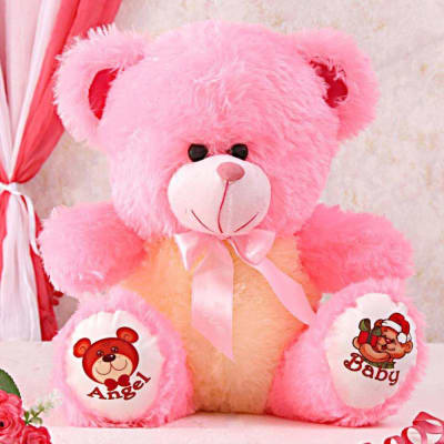 Buy/Send Pink Lovable Stuffed Bear Online | IGP | JVS1190083