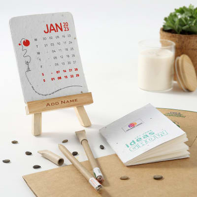 Buy/Send Plantable Calendar with Mini Notebook Online | IGP | JVS1203850