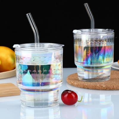 Buy/Send Portable Glass Sipper With Straw - Assorted - Single Piece ...