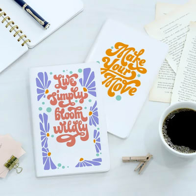 Positive Mindset Notebook Set Of 2: Gift/Send Home Gifts Online ...