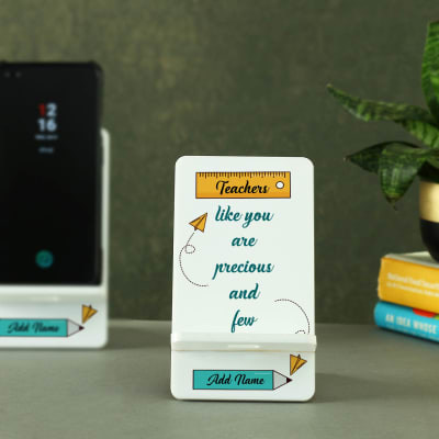 Precious Teacher Personalized Mobile Stand: Gift/Send Teacher's Day ...
