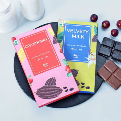 Buy/Send Premium Gourmet Chocolate Bars (2 pcs) Online | IGP | JVS1179779