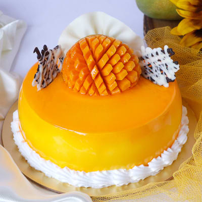 Send Premium Mango Cake (Half Kg) Online, Same Day Delivery in UAE ...