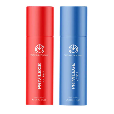 Buy/Send Privilege Intense and Active Body Spray for Men set 150ml each ...