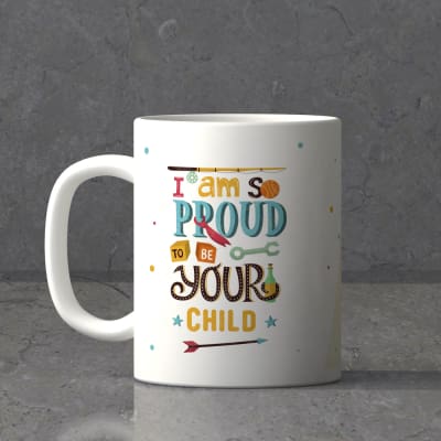 Buy/Send Proud of You Dad Personalized Mug Online | IGP | J11067221