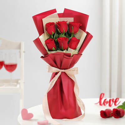 Buy/Send Red Roses Valentine Bouquet Online | IGP | JVS1398120