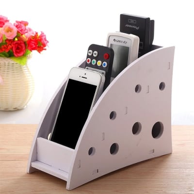 Buy/Send Remote Holder - 4 Compartment - MDF - Single Piece Online ...