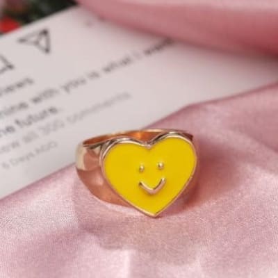 Buy/Send Ring - Heart - Smiley - Single Piece - Juju Joy Online | IGP ...