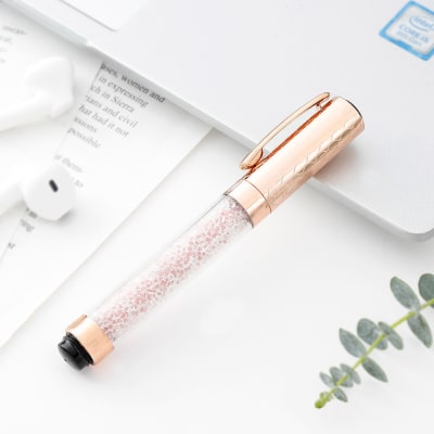 Rose Gold Ball Pen: Gift/Send Home Gifts Online JVS1278827 |IGP.com