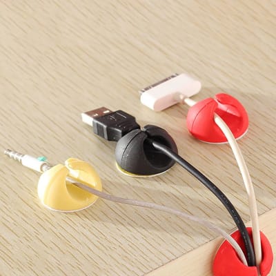 Buy/Send Round Cable Holder - Assorted - Set Of 6 Online | IGP | JVS1271775