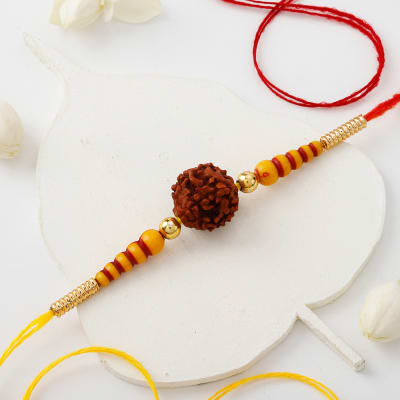 Rudraksh Rakhi: Gift/Send Addons Gifts Online J11116753 |IGP.com