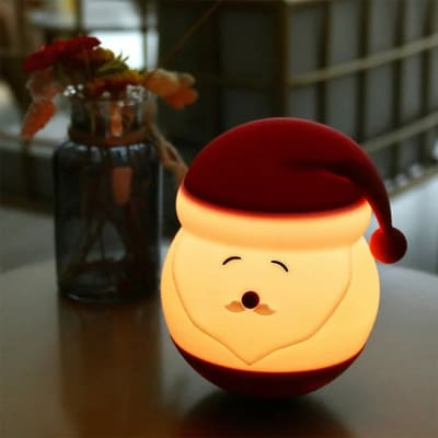 Buy/Send Santa Claus Silicone LED Night Lamp Assorted Single Piece ...