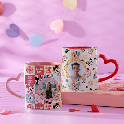 Buy/Send Set of 2 Personalized Disney Couple Mugs Online | IGP | JVS1199220