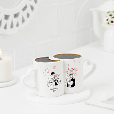 Set of 2 Personalized Love Mugs: Gift/Send Home and Living Gifts Online ...