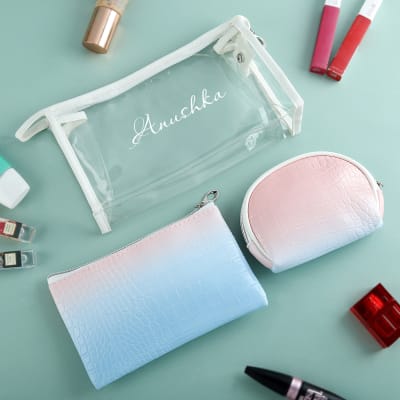 Buy/Send Set of 3 Glam It Up Personalized Pouches Online | IGP | JVS1265337