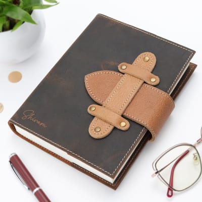 Buy/Send Signature Statement Personalized Leather Diary Online | IGP ...