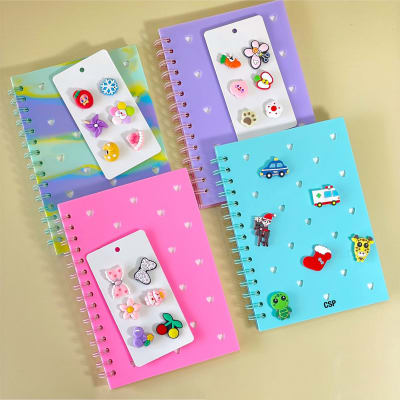 Buy/Send Silicone Cover Notebook With Charms - Assorted - Single Piece ...