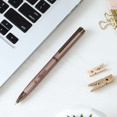 Buy/Send Sleek Metallic Finish Personalized Ball Pen Online | IGP ...