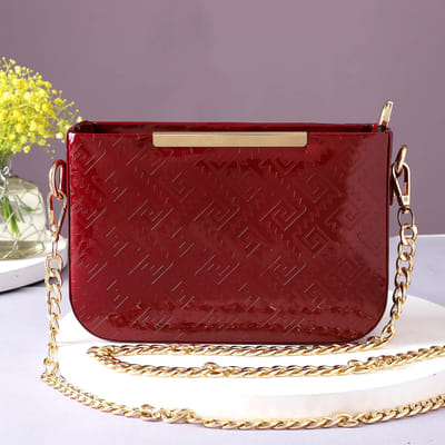 Buy/Send Smart Red Sling Bag For Women Online | IGP | J11149496