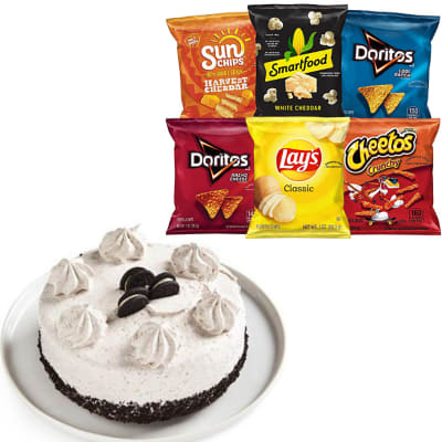 Buy/Send Snack Pack with Cake Online | IGP | JVS1204307