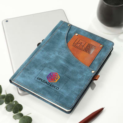 Buy/Send Spacious Blue Denim PU Cover Diary Online | IGP | JVS1197587