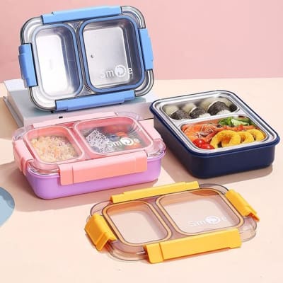 Buy/Send Spill-Proof 2 Grid Lunch Box - Assorted - Single Piece Online ...