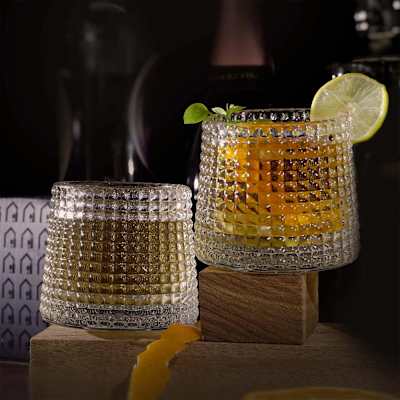Buy/Send Spinning Whiskey Glass - Set Of 2 Online | IGP | JVS1397891