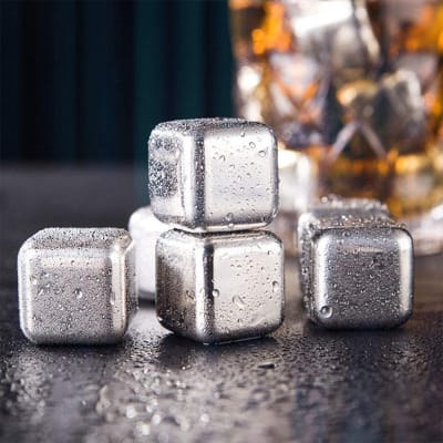 Buy/Send Stainless Steel Ice Cubes With A Clamp - Set Of 4 Online | IGP ...