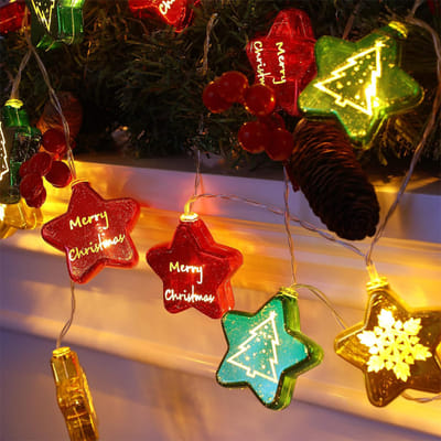 Buy/Send Star Shaped Christmas String Light Assorted Single Piece ...