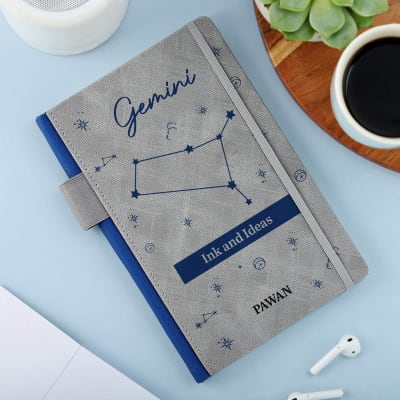 Buy/Send Stellar Constellations - Personalized Vegan Leather Diary - Gemini Online | IGP ...