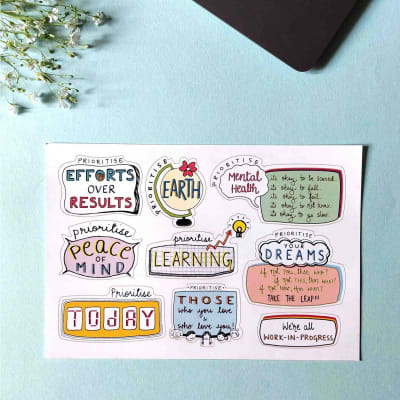 Buy/Send Stickers Set Priorities Online | IGP | JVS1232196