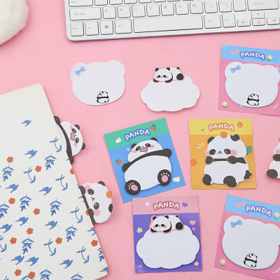 Buy/Send Sticky Notes - Panda - Assorted - Set Of 10 Online | IGP ...