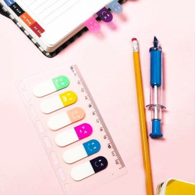 Buy/Send Sticky Notes Pills With Smiley Set Of 6 Online | IGP | JVS1235695