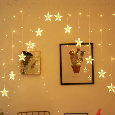 Buy/Send String Lights Curtain LED And Star 3Mtr Online | IGP | JVS1216439