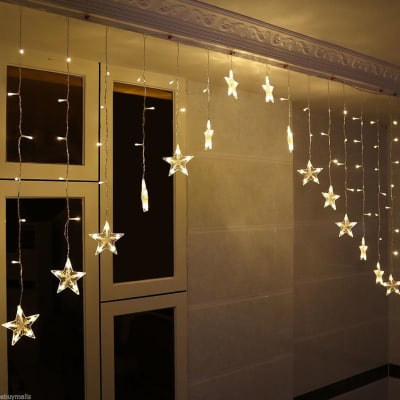 Buy/Send String Lights Curtain LED And Star 3Mtr Online | IGP | JVS1216440