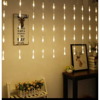 Buy/Send String Lights Curtain Rain Drop Warm White Online | IGP ...