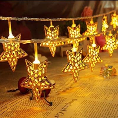 Buy/Send String Lights LED Star Gold 3m Online | IGP | JVS1215665