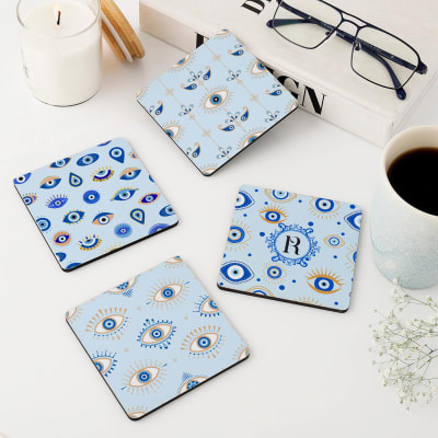 Buy/Send Stylish Evil Eye Coasters - Personalized - Set Of 4 Online ...
