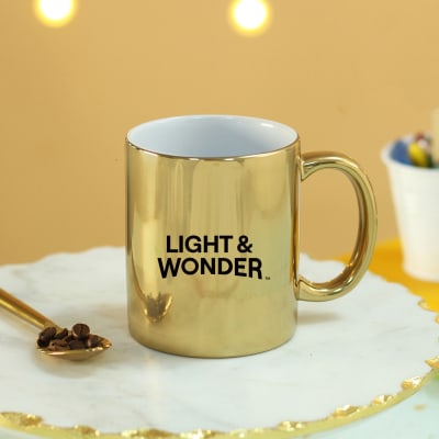 Buy/Send Stylish Gold Metallic Mug Online | IGP | JVS1190038