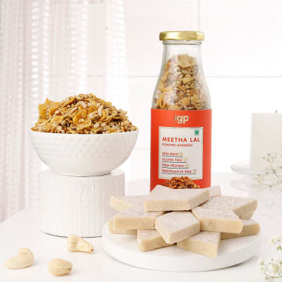 Buy/Send Sweet Desi Delights Snack Box Online | IGP | JVS1204477