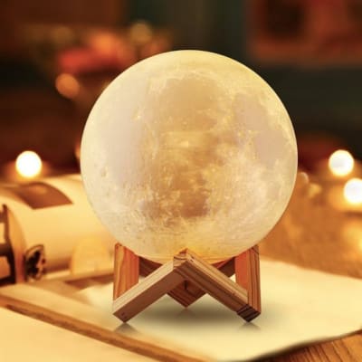Buy/Send Table Lamp 3D Moon Single Piece Online | IGP | JVS1215044