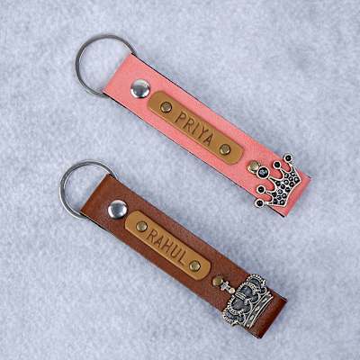 Buy/Send Tan And Peach Couple Keychains - Personalized - Set Of 2 ...