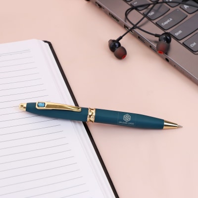 Buy/Send Teal Ball Pen with Blue Stone Online | IGP | JVS1197241