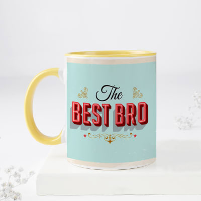 Buy/Send The Best Bro Personalized Mug Online | IGP | JVS1260230