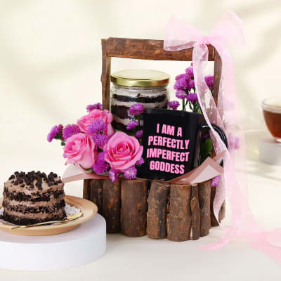 Buy/Send The Pink Goddess Basket Online | IGP | JVS1204138