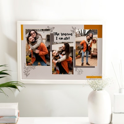 Buy/Send The Reason I Smile Personalized Frame Online | IGP | JVS1299777