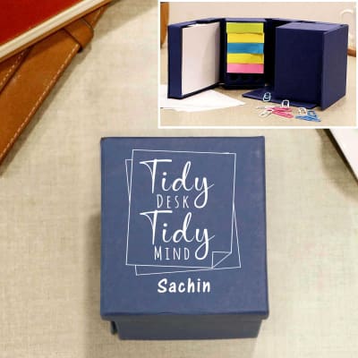 Buy/Send Tidy Desk Personalized Cube Stationery Kit Online | IGP ...