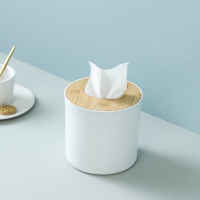 Buy/Send Tissue Box Round Single Piece Online | IGP | JVS1217674